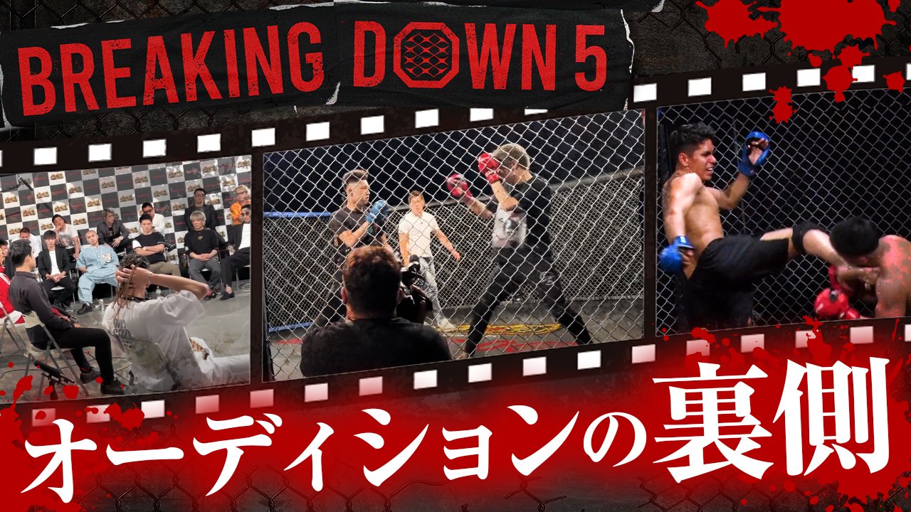 BreakingDown / ブレイキングダウン on Twitter: "／ #BreakingDown5 オーディションの裏側公開🎥 \ 今大会も大盛り上がりを見せた ...