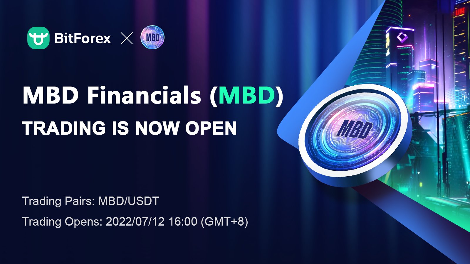 BitForex on Twitter: "🔔Don`t miss your chance to trade MBD Financials (MBD) @MBDFinancials on ...