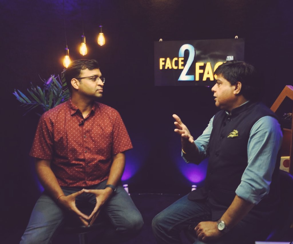 Learner Vivek Bajaj on Twitter: "Brand new #Face2face studio with new format !! Recorded a super ...
