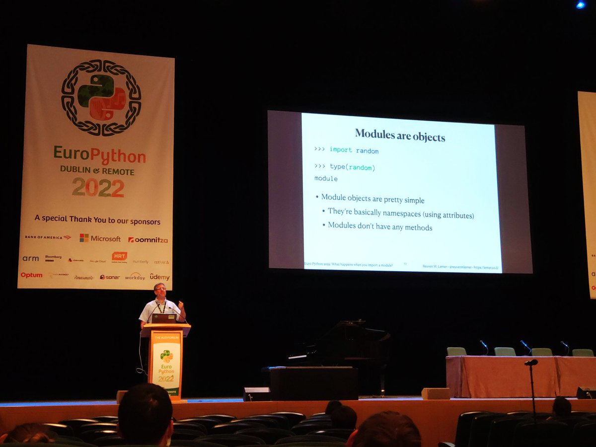 So Stoked About All The Europython Talks Tell No One But I Got To The Opening Session A
