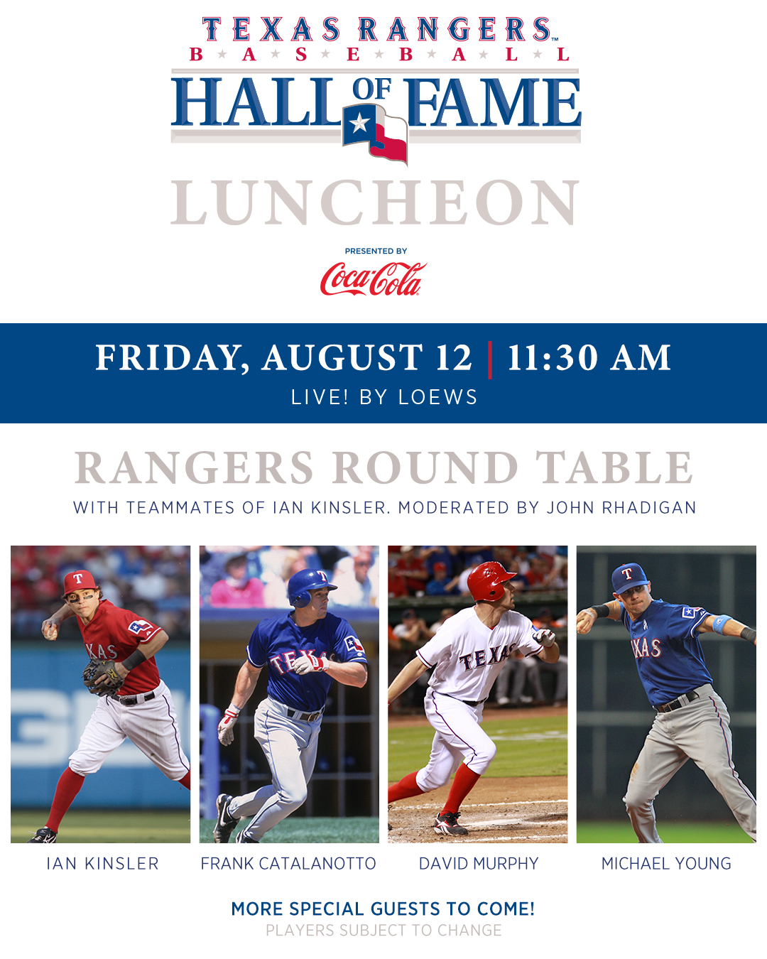 Lunch With The Rangers