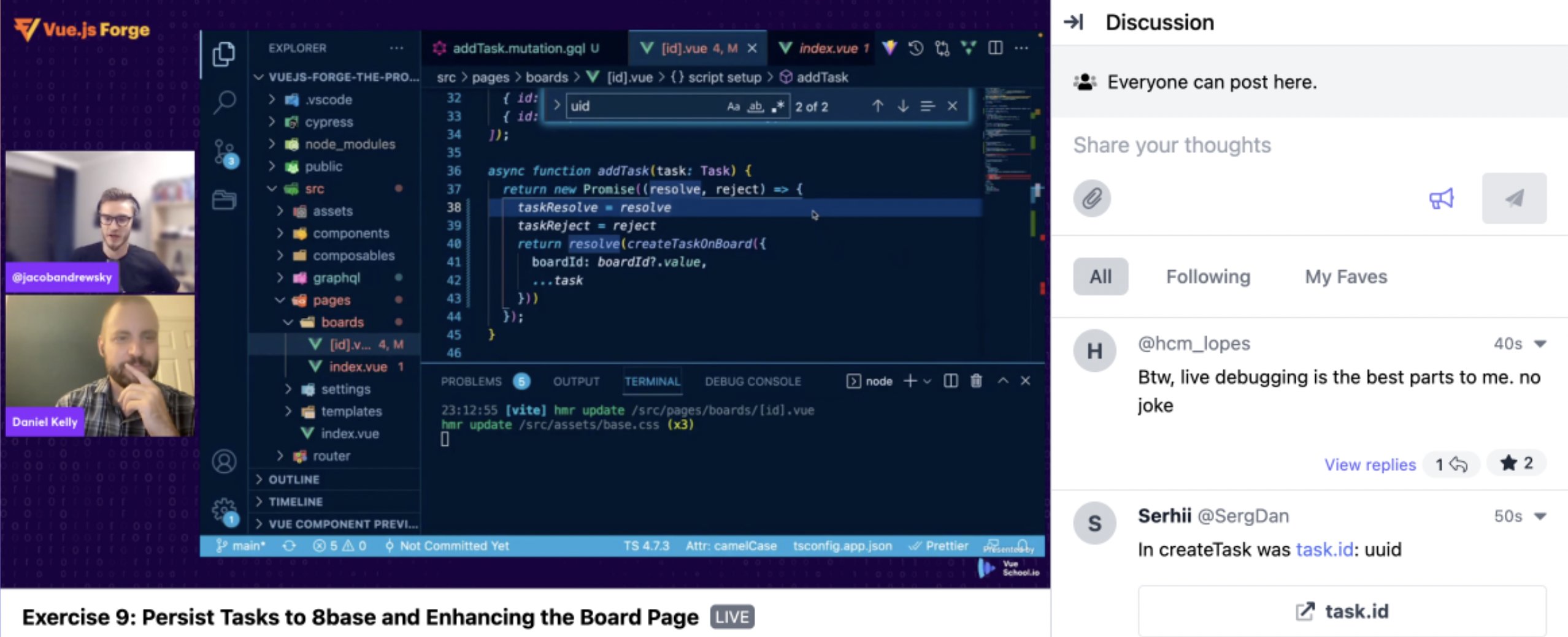 Vue.js Forge on Twitter: "Real life debugging can be troublesome. 🐞 During Vue.js Forge the ...
