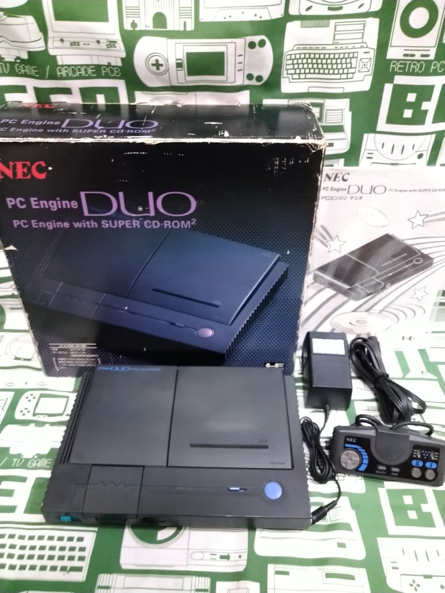 BEEP秋葉原店 on Twitter: "PCエンジンDUOとDUO-RXが入荷しました。どちらも永く遊べるように内部クリーニング、コンデンサ交換等を行ったメンテナンス品！ これは見逃せない ...