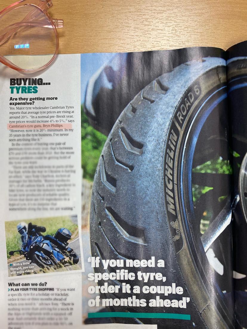 RiDE Magazine Test The Avon Storm 3D X-M | Cambrian Tyres - The UK's No.1