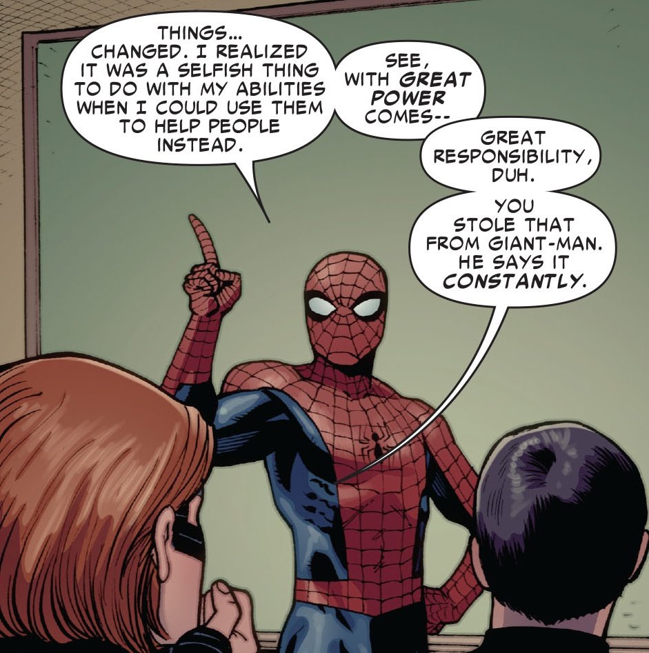 Uncle Ben Spiderman Quote