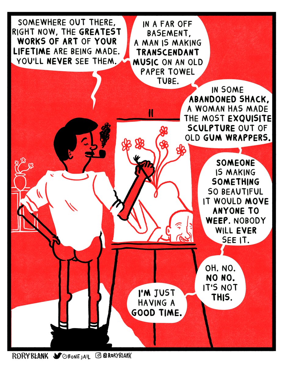 「The Greatest Works Of Art Of Your Lifetime 」Rory Blank (on vacation)の漫画