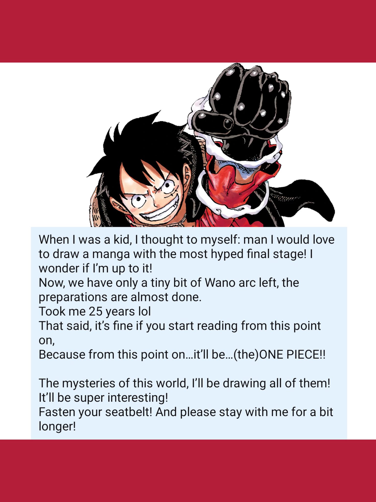 One Piece Oda Interview