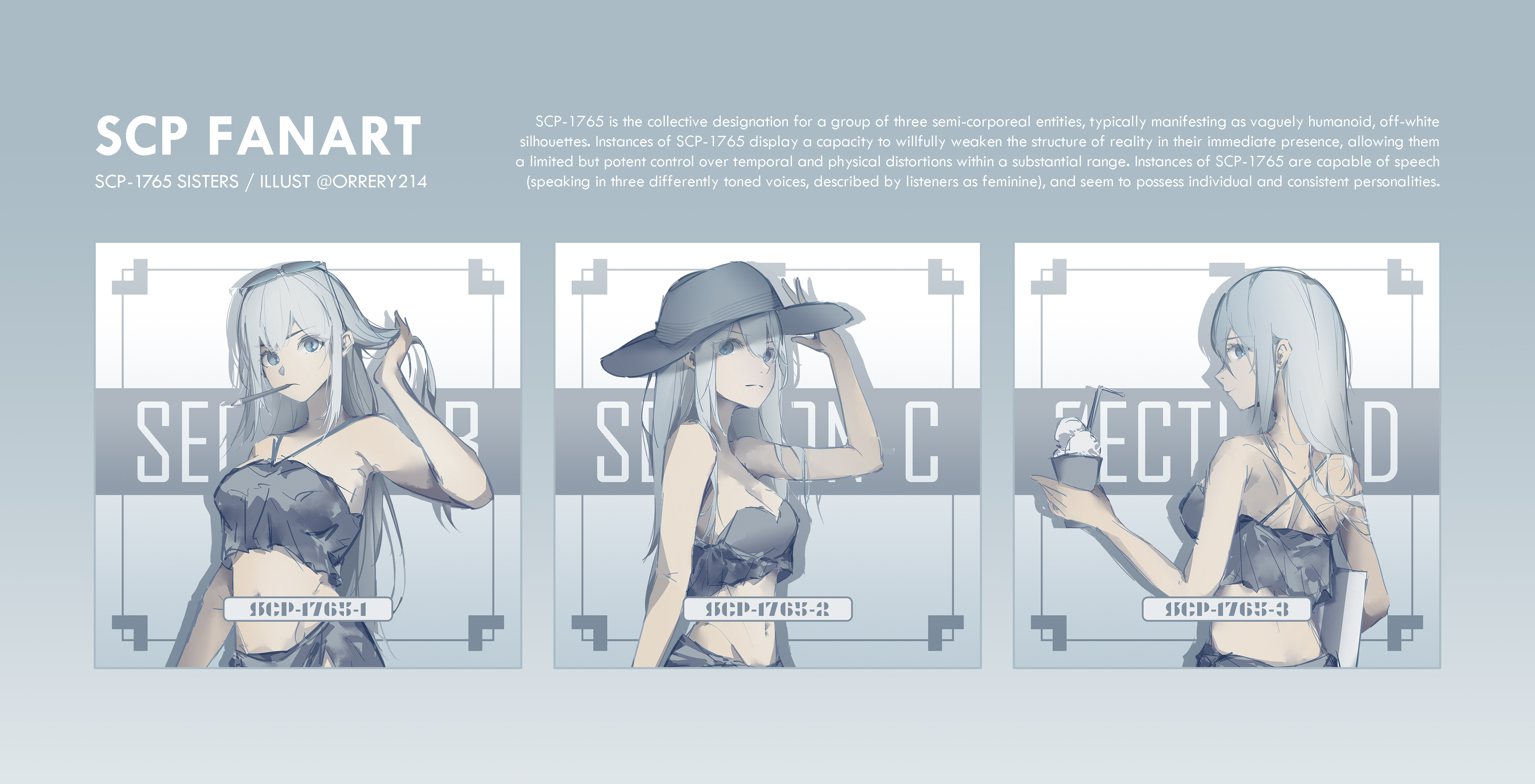 ORRERY on Twitter: "SCP-1765 Sisters finally finished this series! :) #SCP #fanart #SCP1765 # ...