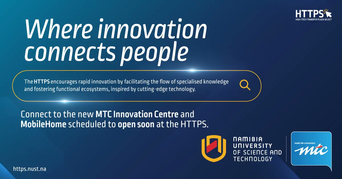 The Namibian on Twitter: "Ad | MTC Namibia in partnership with NUST, is set to open its ...