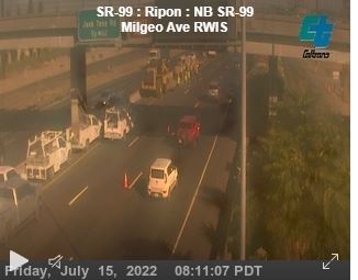 KCBS Radio - The Traffic Leader on Twitter: "#Ripon: Northbound 99 at Milgeo Ave the two left ...