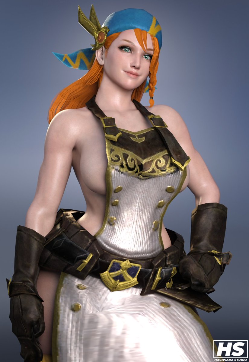 NeoDream3D on Twitter: "RT @duo_gale: ミネーレ💙💛🧡⚒️ #MHRise #MonsterHunter Model by: @RochesteDorm ...