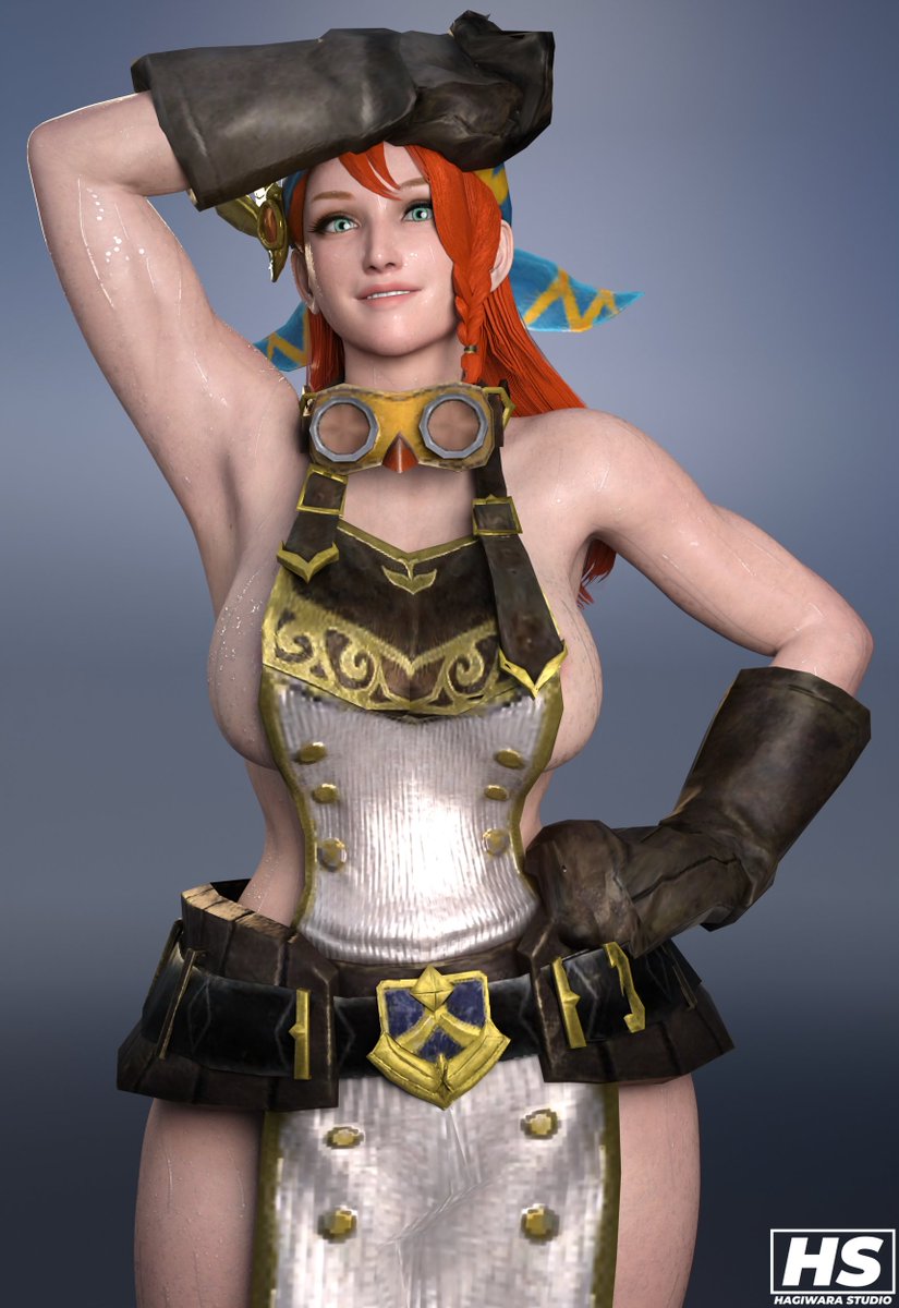 NeoDream3D on Twitter: "RT @duo_gale: ミネーレ💙💛🧡⚒️ #MHRise #MonsterHunter Model by: @RochesteDorm ...