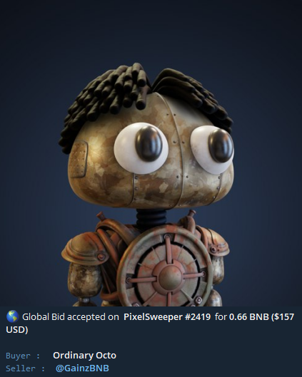 PixelSweeper 🧹 on Twitter: "RT @OrdinaryOctoNFT: Morning sweep🧹! We have a new addition today, 2 ...