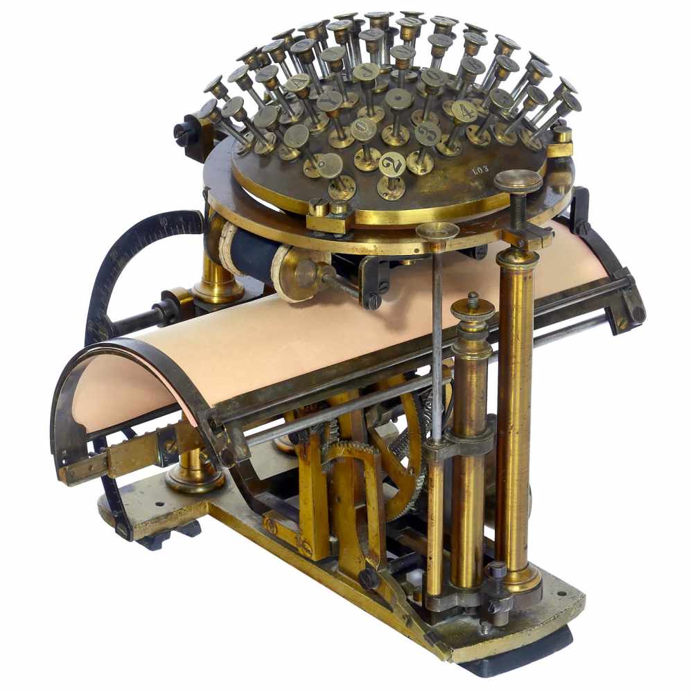 This is the world's first commercially produced typewriter, the Malling ...