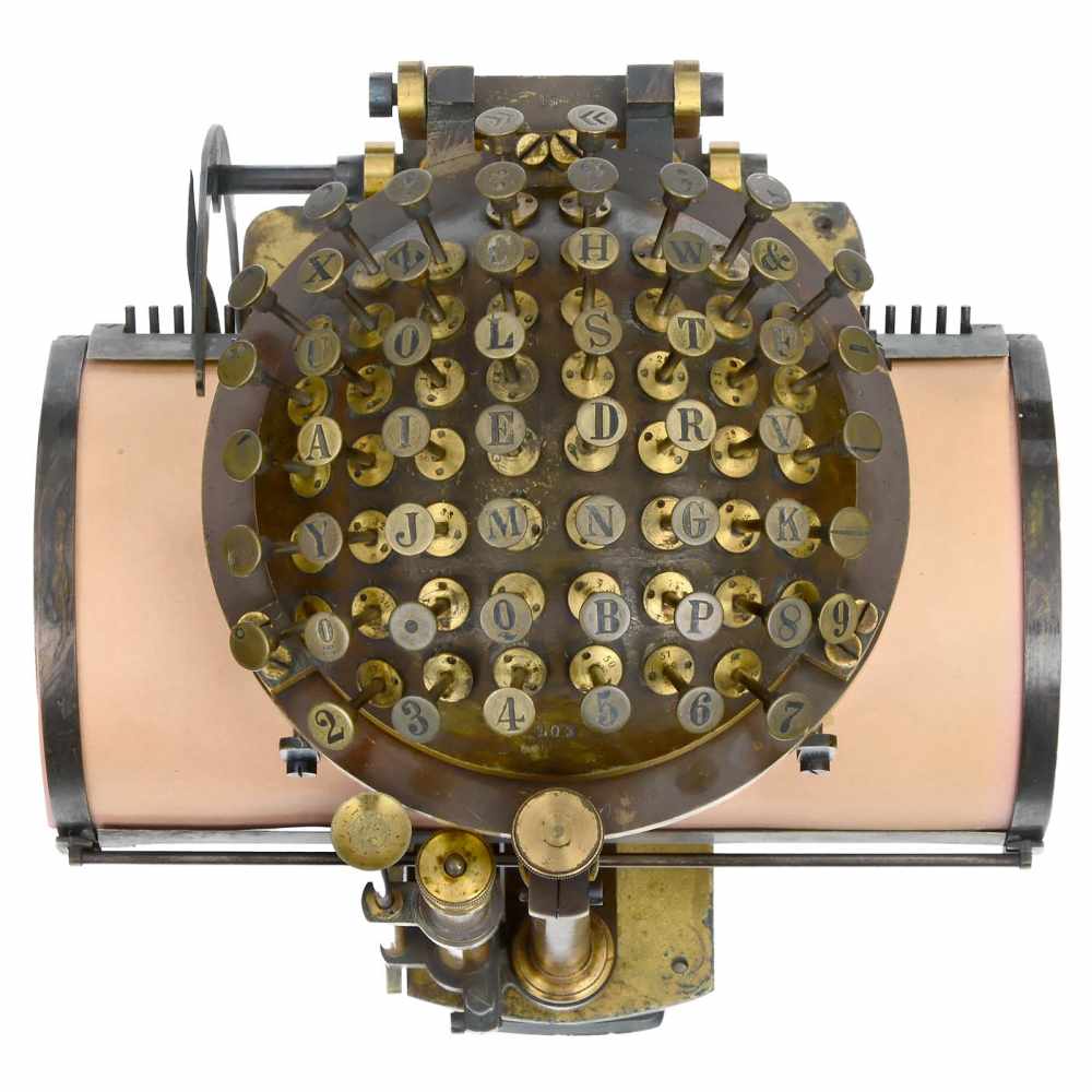 This is the world's first commercially produced typewriter, the Malling ...