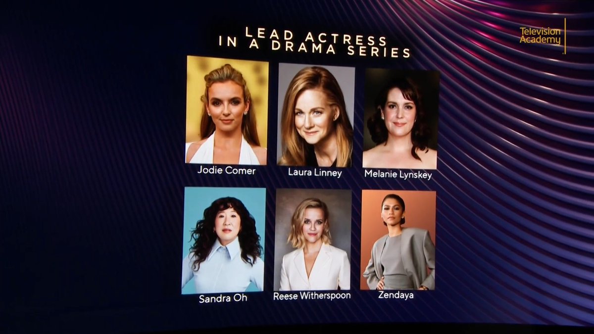 And Here Are The Emmy Nominees For Lead Actress In A Drama Series Congratulations To Jodie