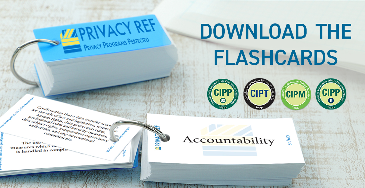 Privacy Ref, Inc. on Twitter: "We want you to succeed! Get our flashcards for CIPP/US , CIPP/E ...