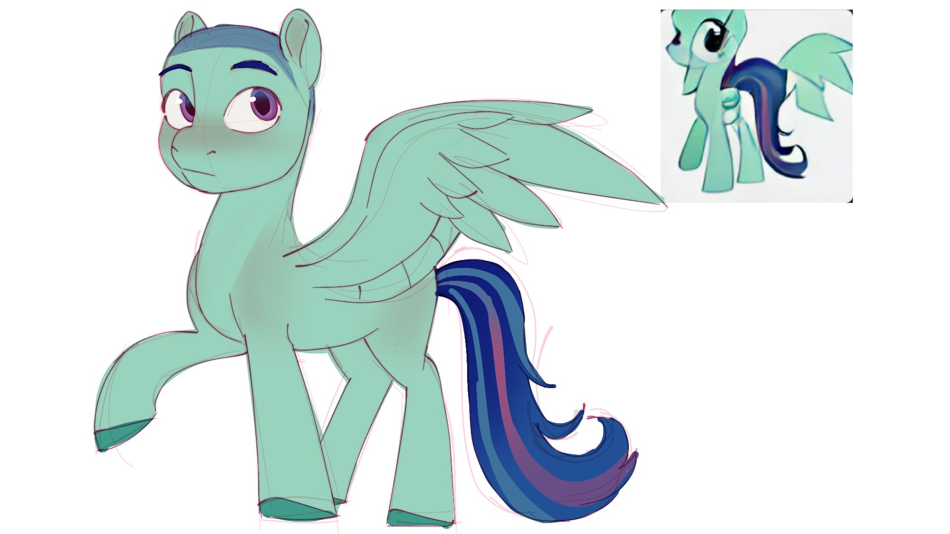 Mlp Stallion Base Pegasus