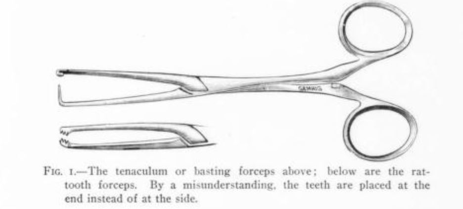 🧵regarding Allis forceps: What they're used for, some of the history ...