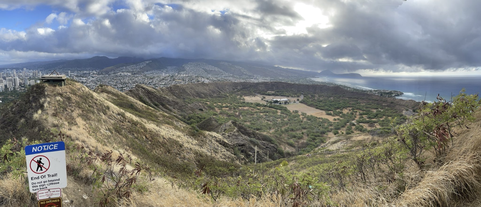 Diamond Head Volcano Erupting