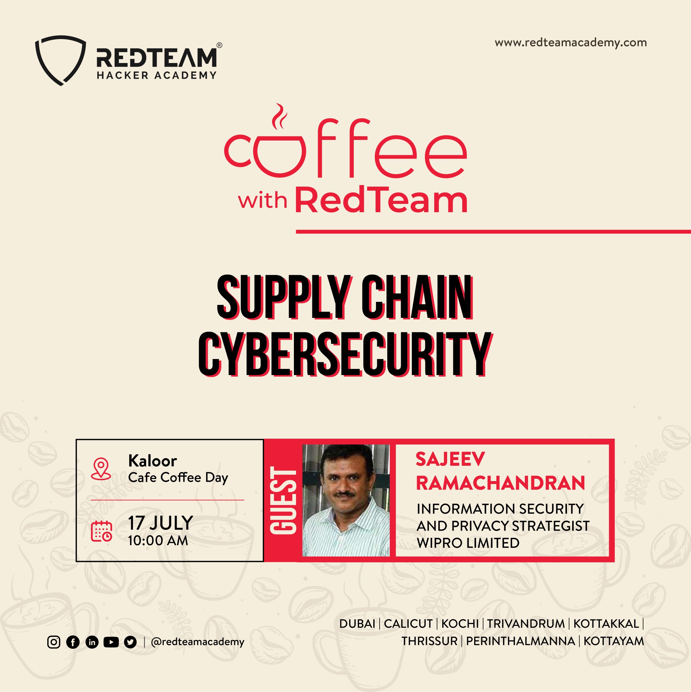 RedTeam Hacker Academy on Twitter: "RedTeam is pleased to welcome the chief guest Mr.Sajeev ...