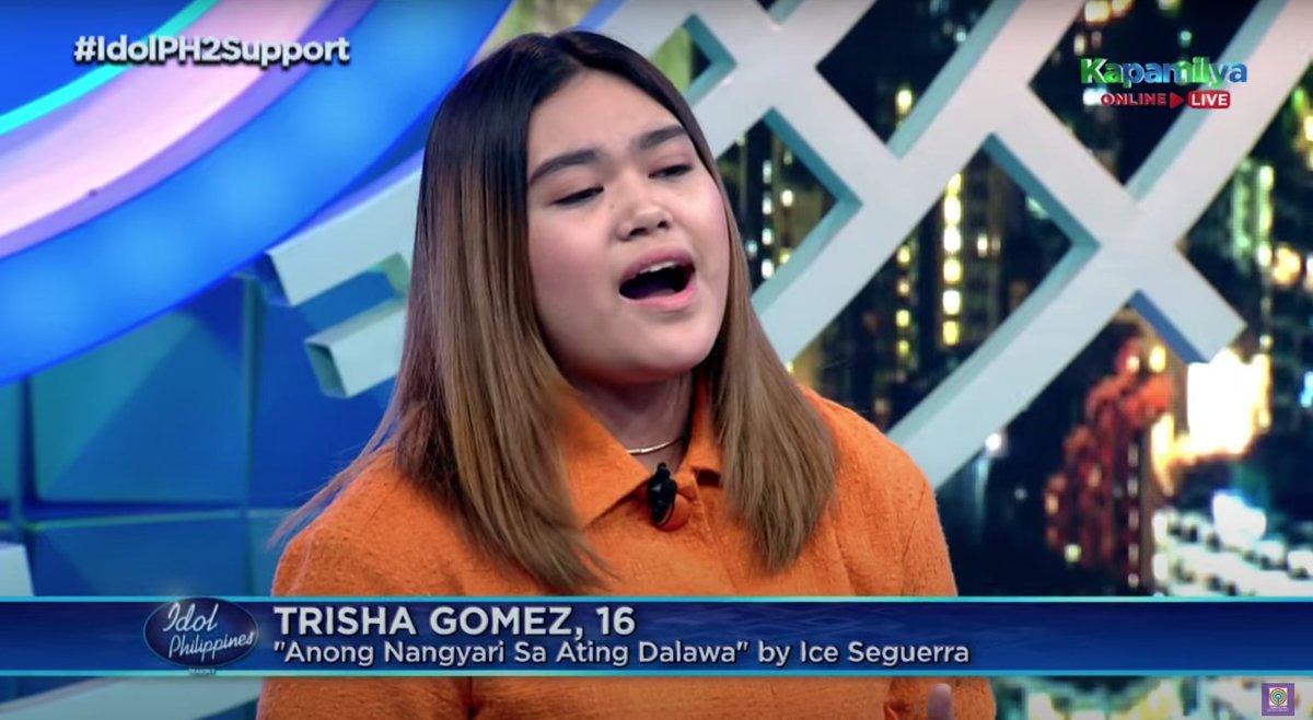 Idol Philippines on Twitter: "Idol Hopeful TRISHA GOMEZ sings "Anong Nangyari Sa'ting Dalawa" by ...