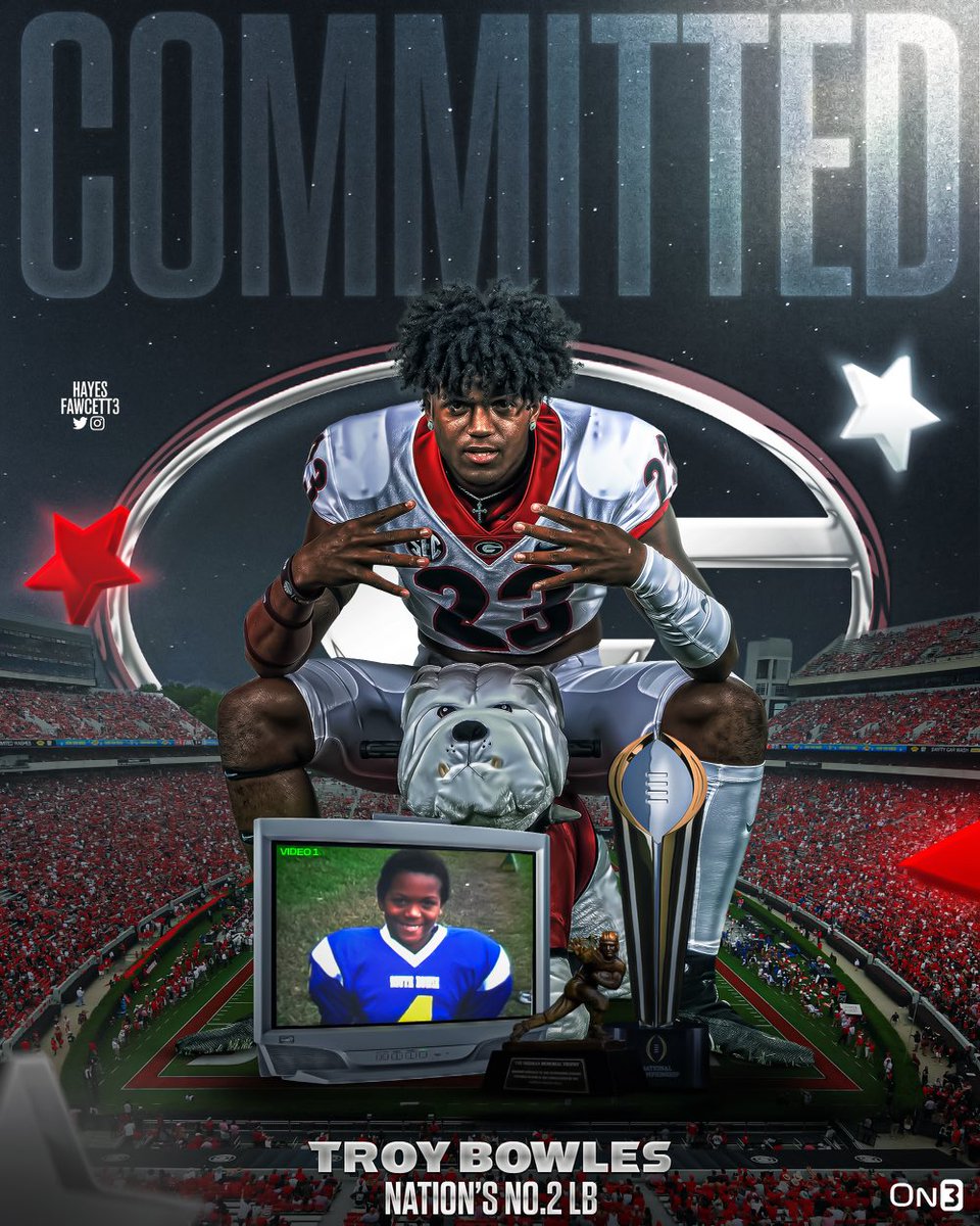 2023 4* LB Troy Bowles commits to Georgia : r/CFB