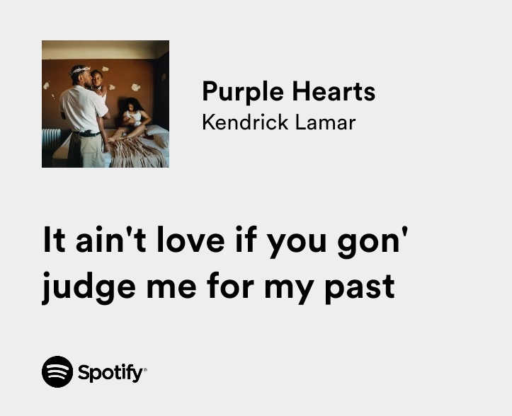 Relatable Iconic Lyrics On Twitter Kendrick Lamar Purple Hearts