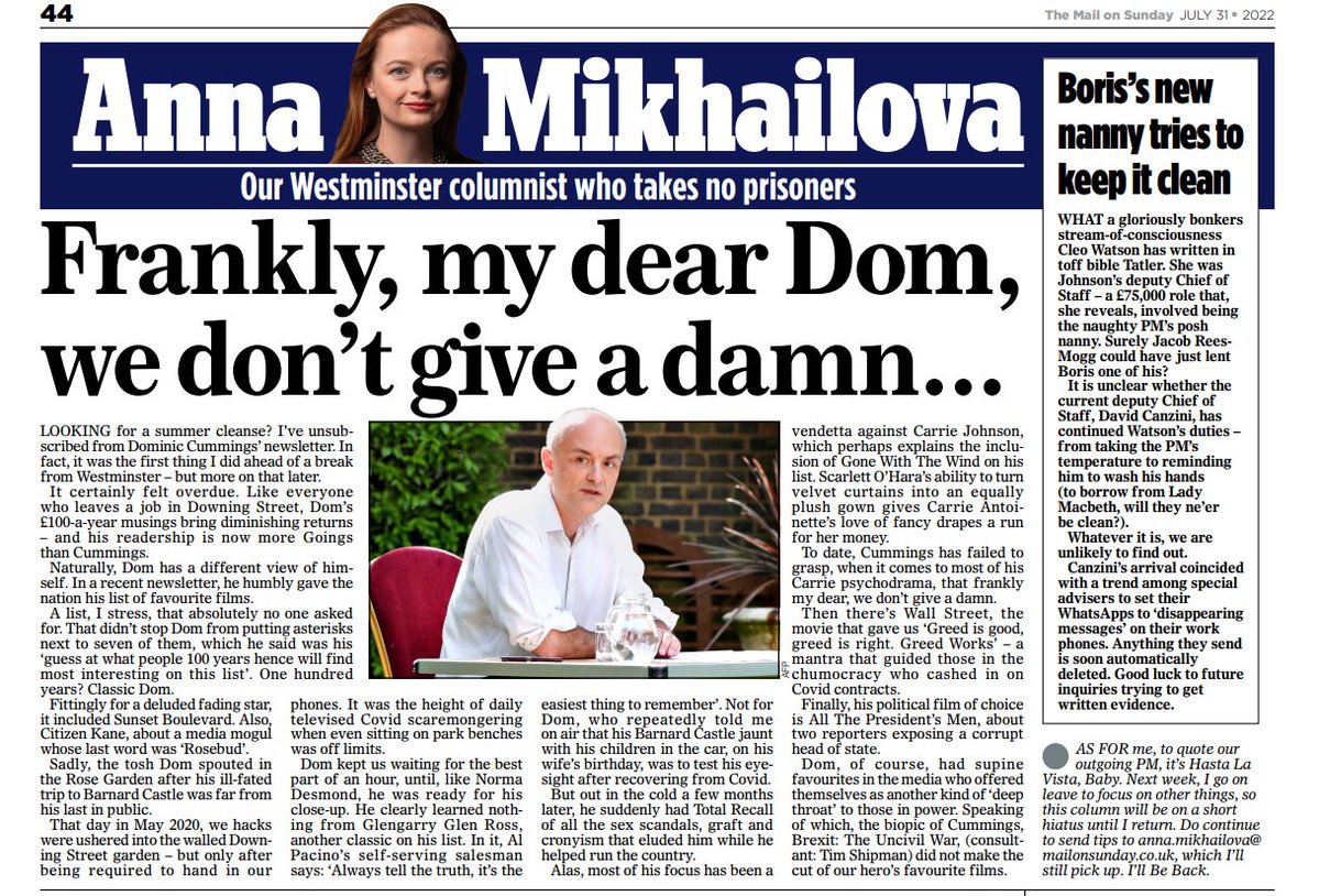 Anna Mikhailova on Twitter: "💥Column: Dom's top films - AKA why it's time to unsubscribe from ...