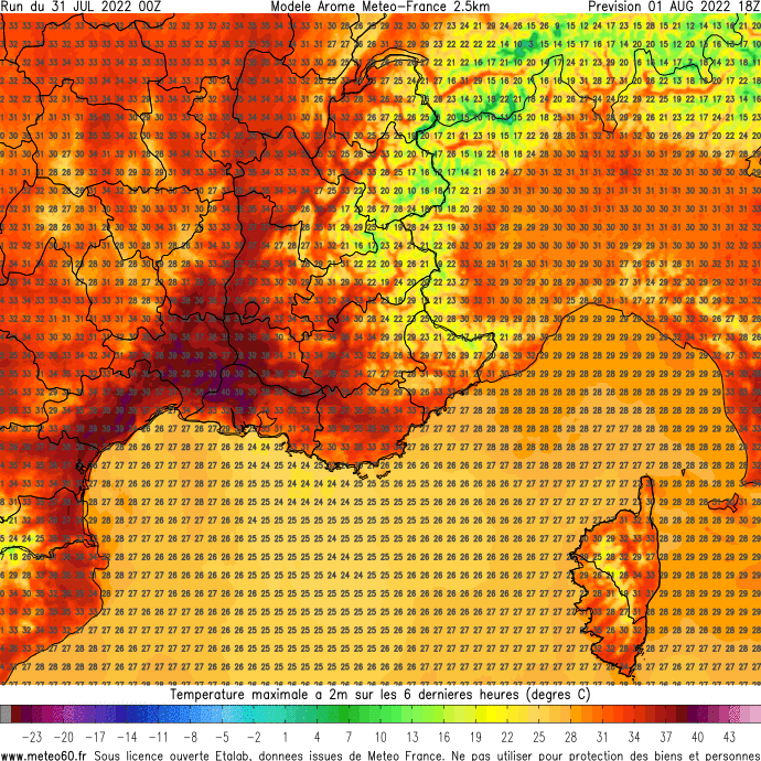 Météo Dax (40100) - Prévisions gratuites 10 jours (Landes) - Météo60