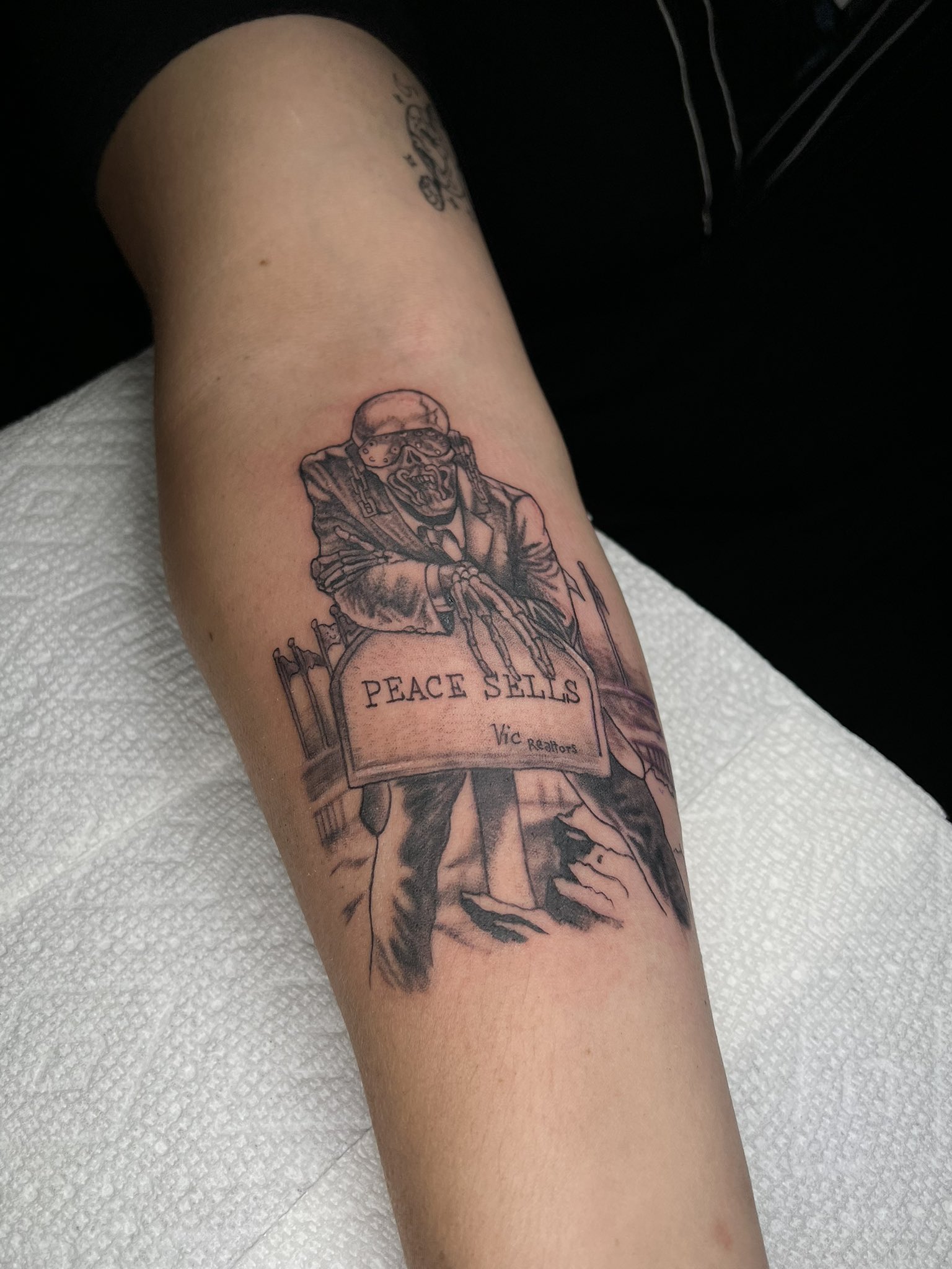 Megadeth Vic Tattoo