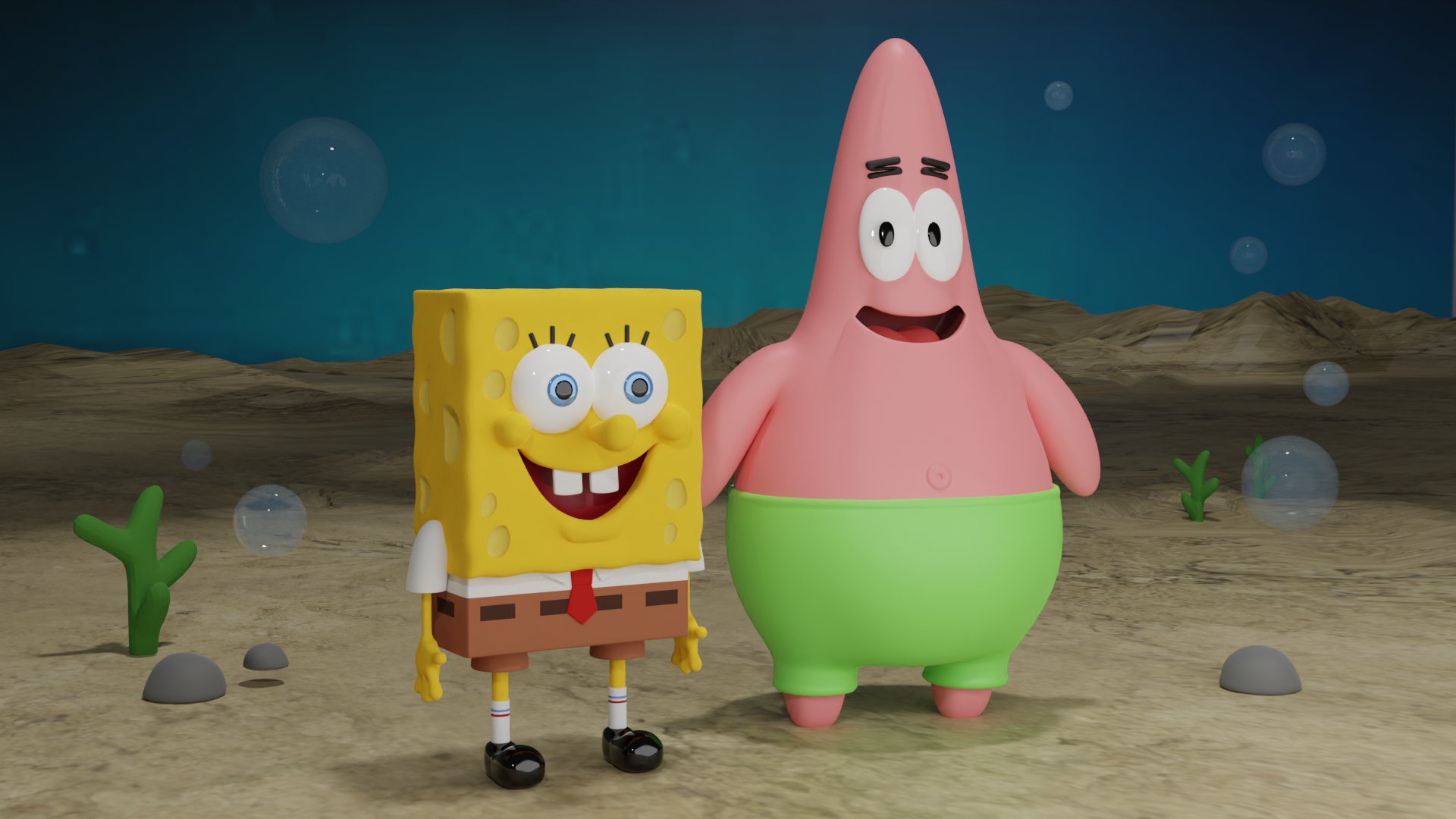 Spongebob Water Texture