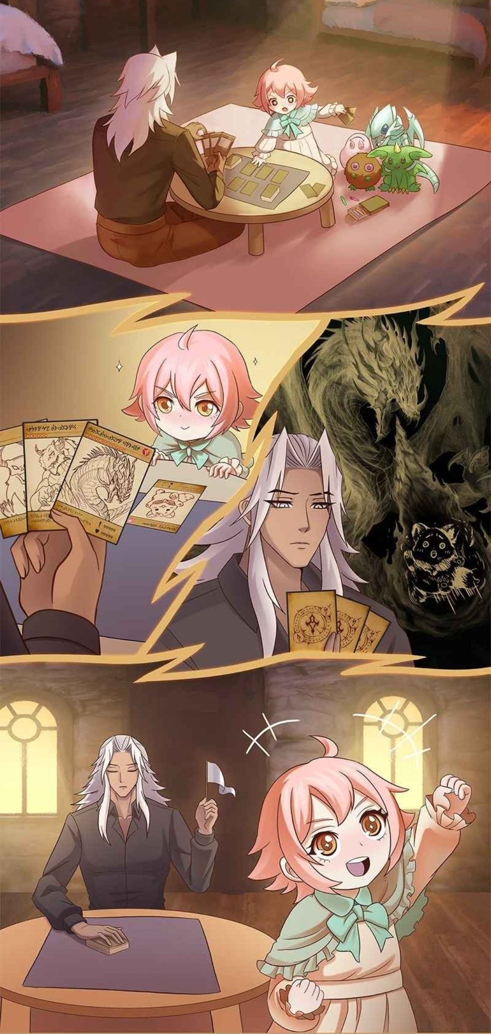 Mana Moon - Art Team on Twitter: "Let her win. New chapter of Raising Hell: A Demon's Guide to ...