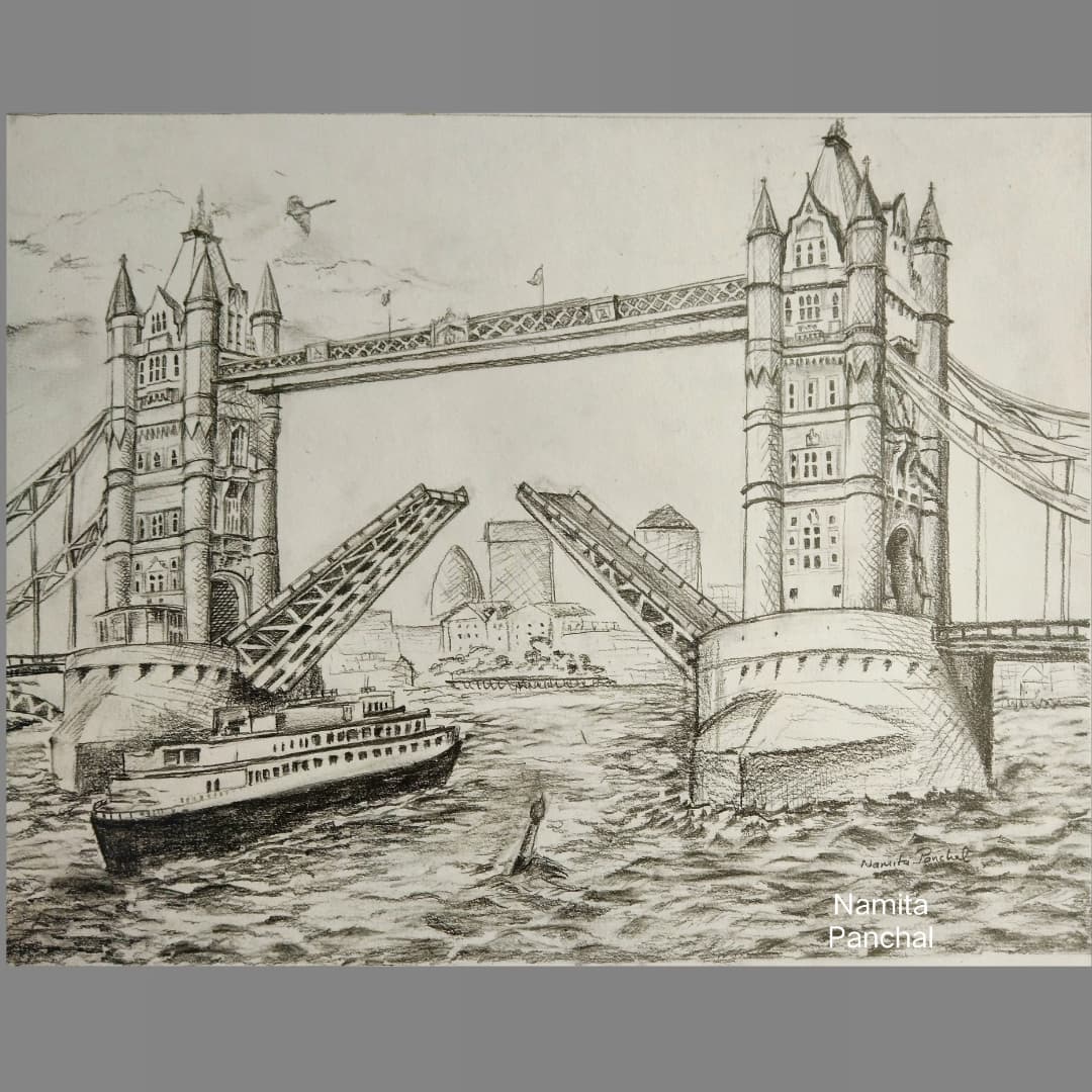 Tower Bridge Drawing