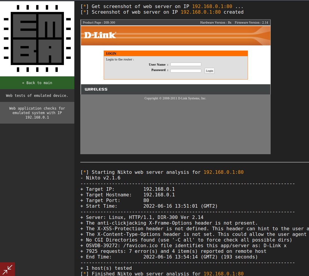 EMBA Firmware Analyzer on Twitter: "Is this still static firmware analysis? We can't wait ...