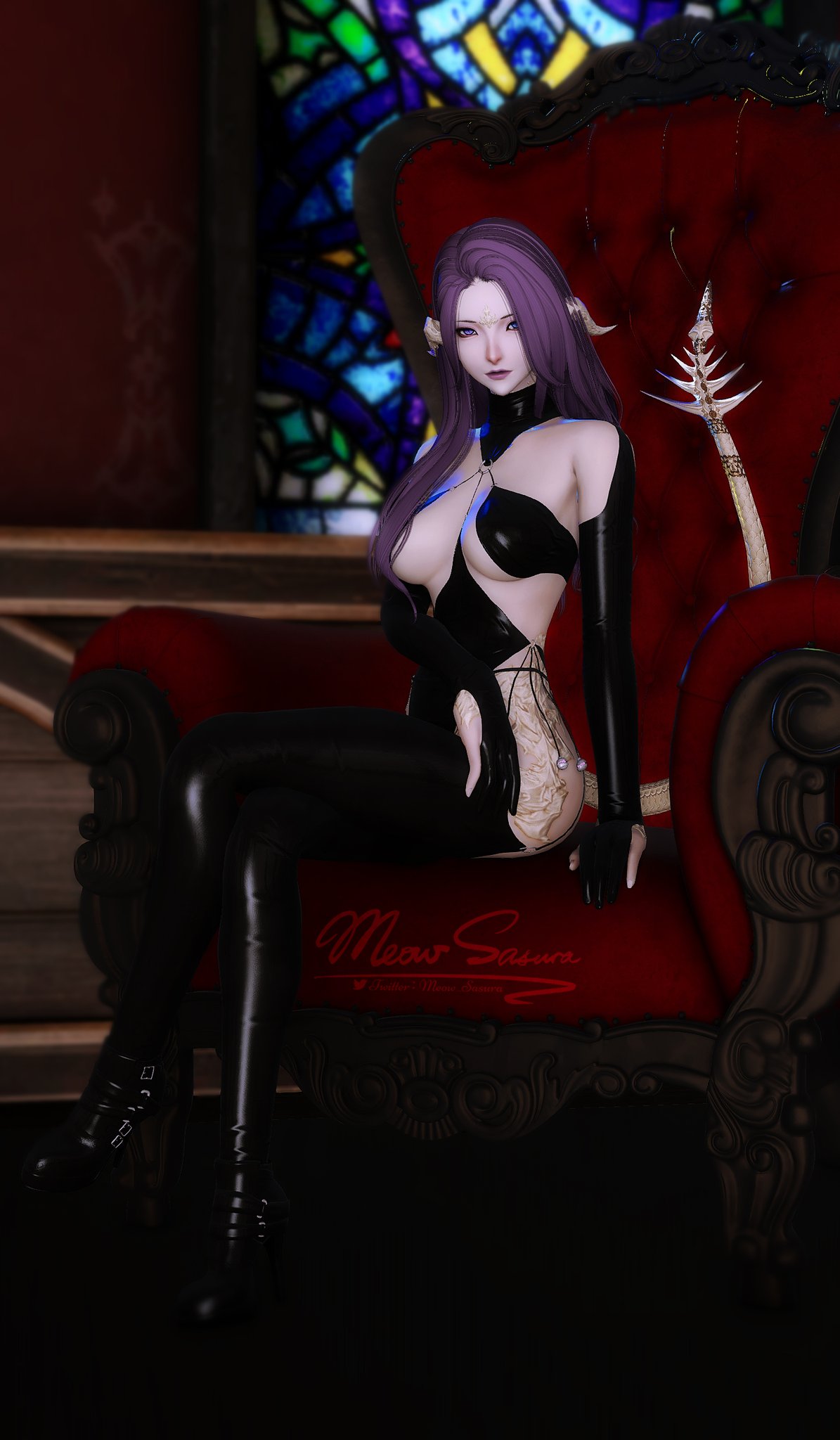 Meow_S on Twitter: "Keep silence. And I'm watching u. 【嘘……我注意到你了。】 #FF14NSFW #FF14 #FFXIV # ...