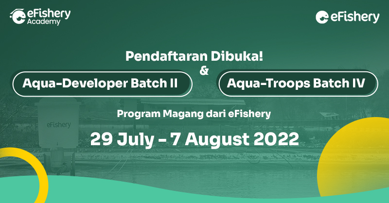 eFishery on Twitter: "eFishery Academy, program magang eFishery, udah buka pendaftaran lagi, nih ...