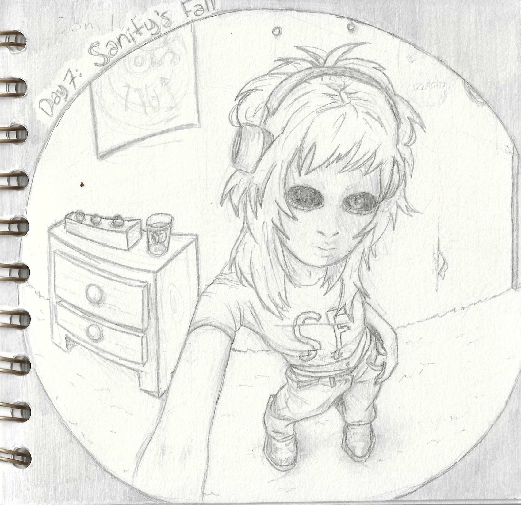 Fish Eye Effect Drawing