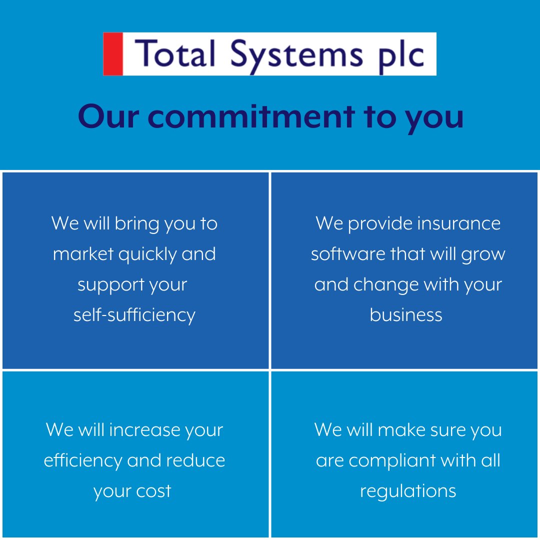 Total Systems plc - Specialist Insurance Technology Provider.