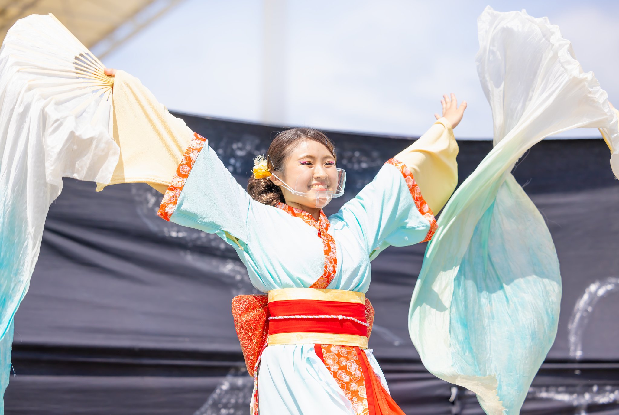 かっちゃん on Twitter: "2022-07-09 Sailing KOBE 2022 京炎 そでふれ！彩京前線 『彩暁』あかつき 天岩戸伝説 メイン会場⑩ #彩京前線 ...