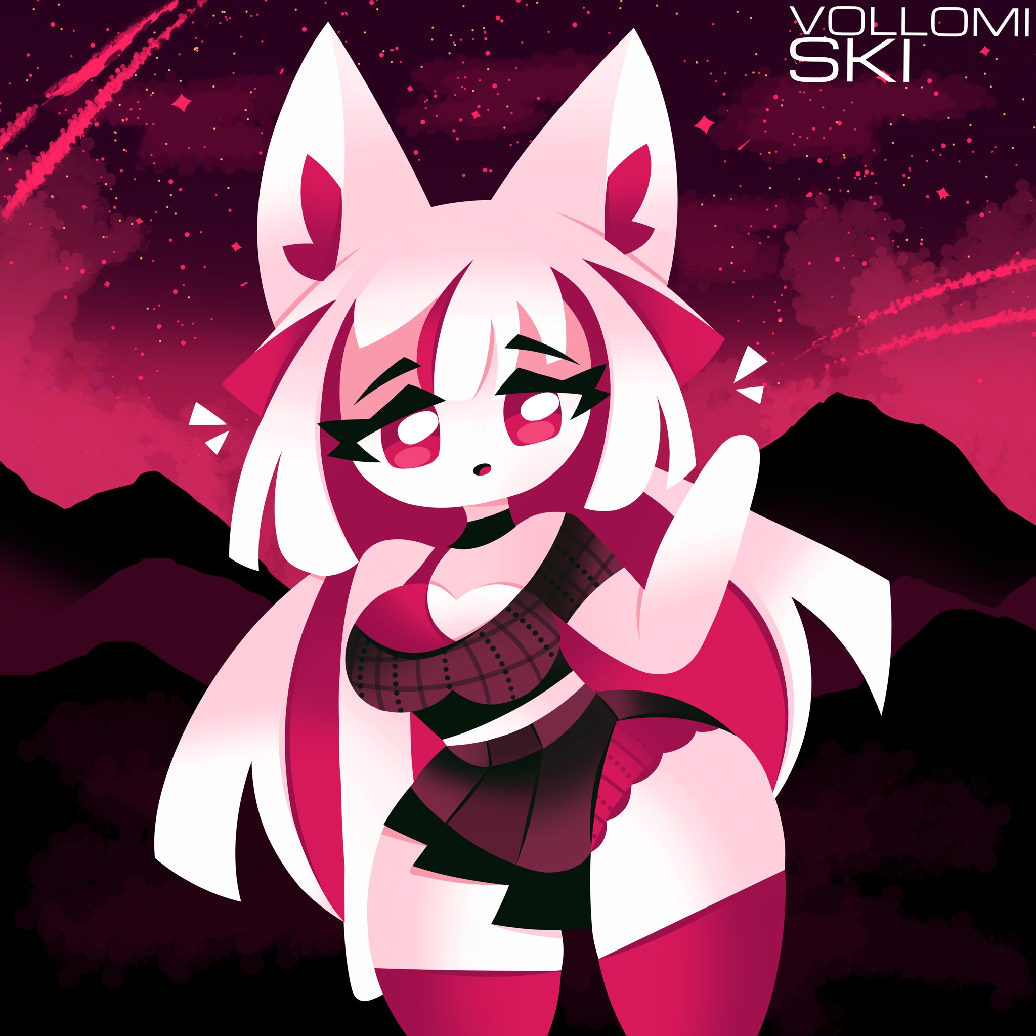 Neko Fox Drawing