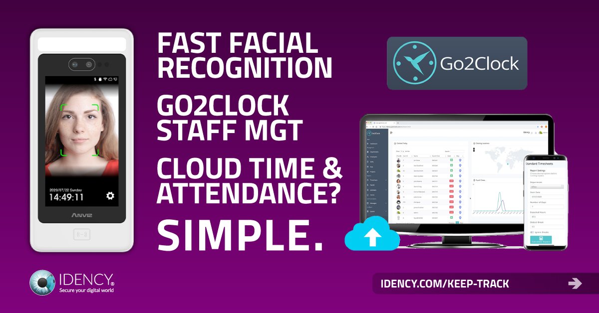 Go2Clock Cloud Hosted Time & Attendance System - Idency