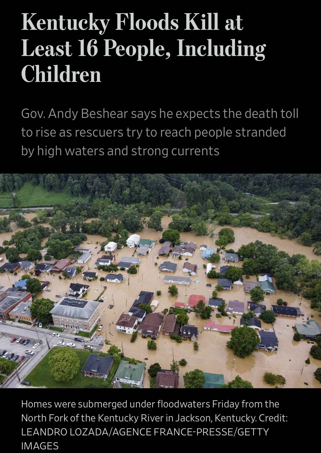 Human Induced Floods