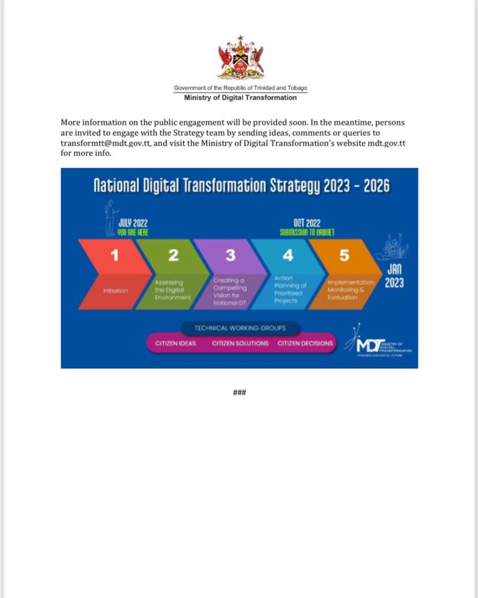 Ttt Live Online On Twitter Work Commences Towards Tt National Digital