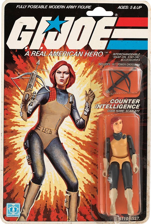 Classic G.I. Joe on Twitter: "Counter Intelligence. Code Name: SCARLETT. First appeared on toy ...