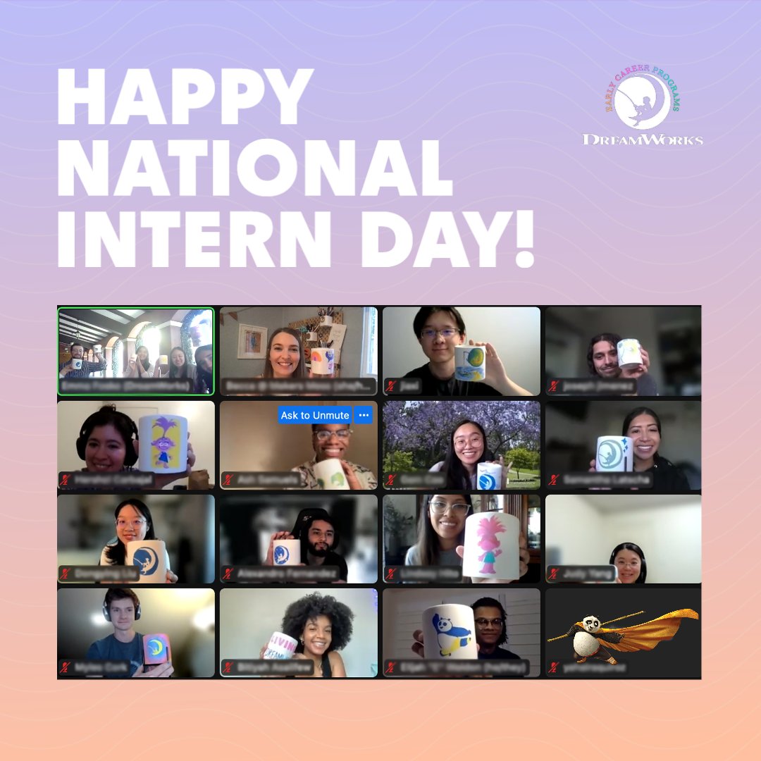 DreamWorks Animation on Twitter: "RT @dreamworksjobs: Happy #NationalInternDay to our amazing ...