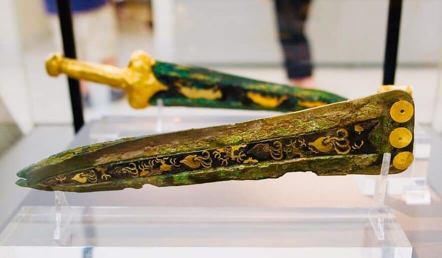 Inlaid Dagger Mycenae
