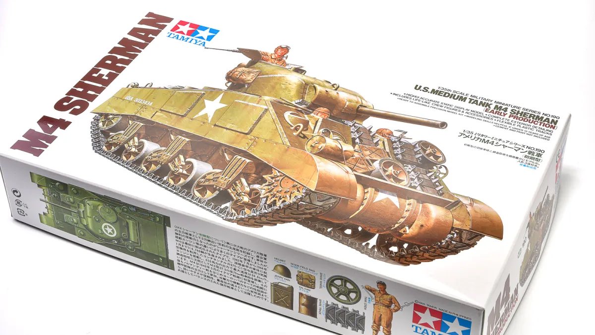 タミヤ スケールモデル on Twitter: "RT @NippperCom: 何度作っても楽しい、初めて作ったら本当に楽しいタミヤのM4シャーマン初期型で素敵な週末を過ごして下さい ...