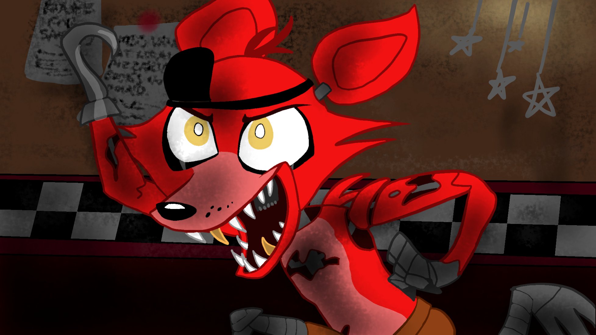 Foxy The Pirate Fox Running