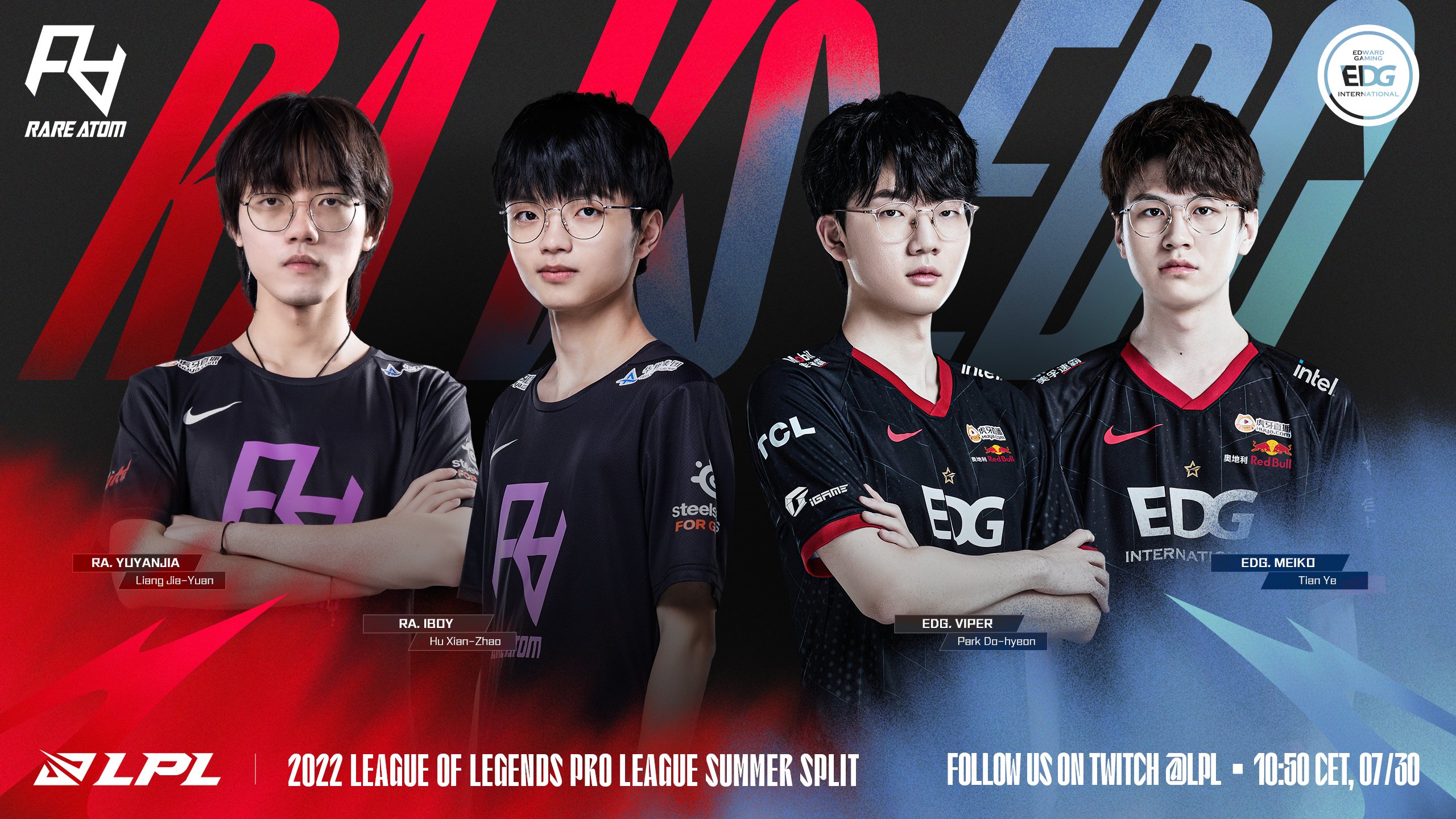 LPL on Twitter: "Viper and Meiko take on iBoy and yuyanjia! RA needs this win to end the losing ...